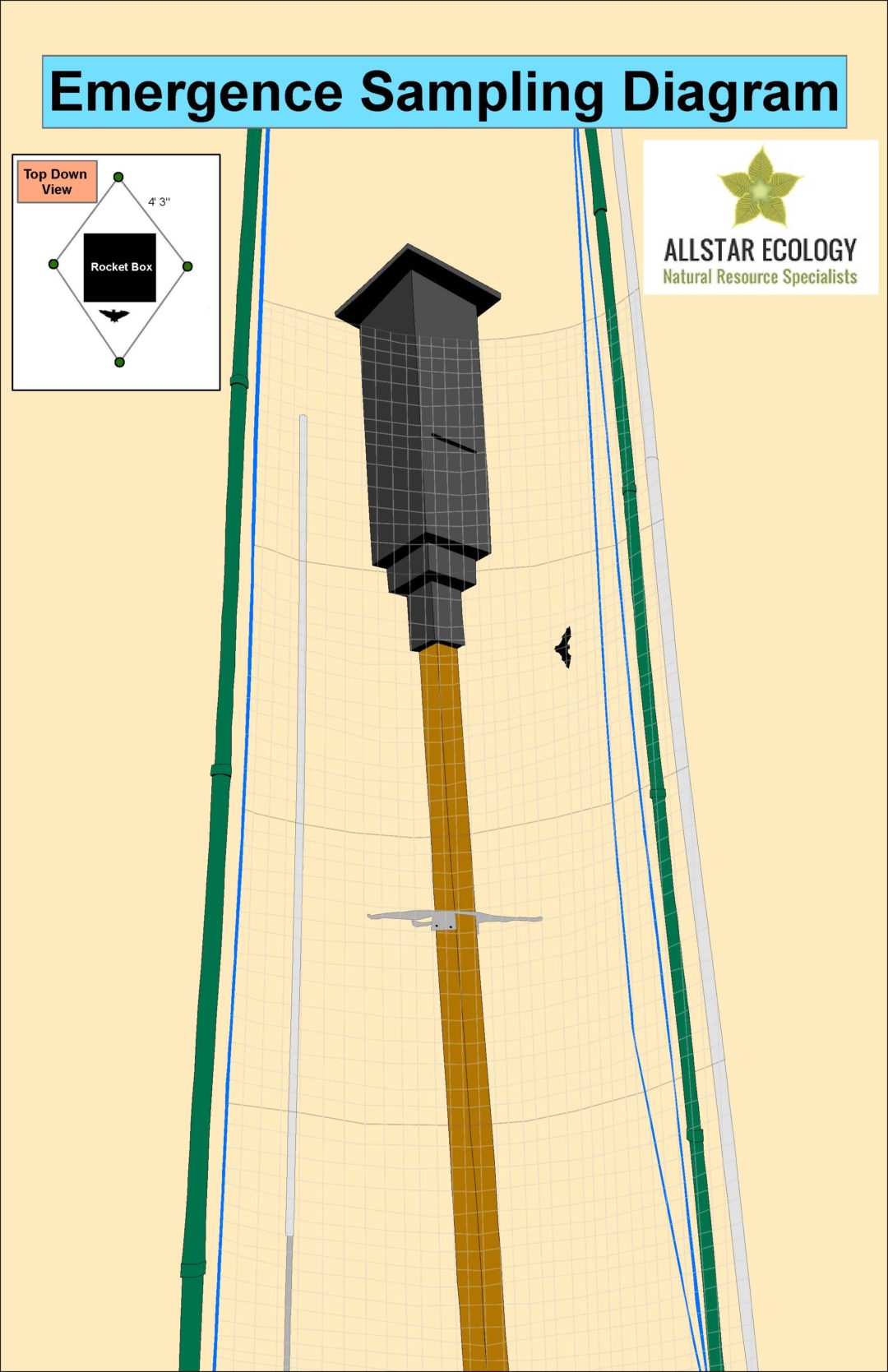 Bat Habitat Assessment Model | Rocket Boxes | AllStar Ecology